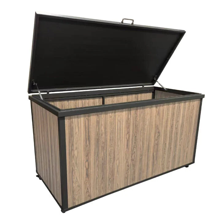 Aluminium Storage Box - Wood Effect