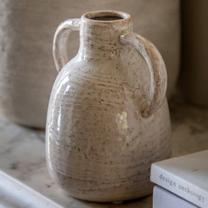 Castelo Earthy Ceramic Bottle Vase