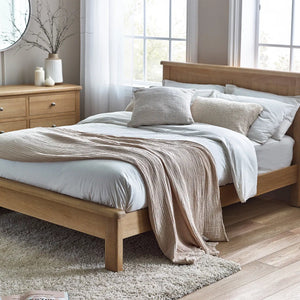 Cayden Limed Oak Wood King Bed